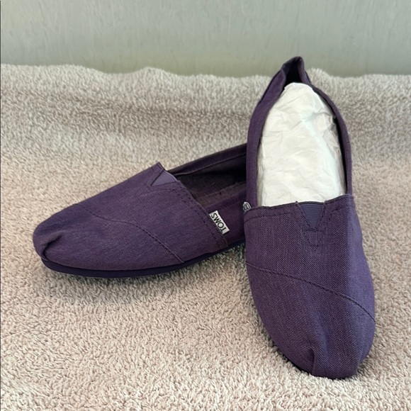 Toms | Shoes | Toms Purple Slipon Shoes | Poshmark